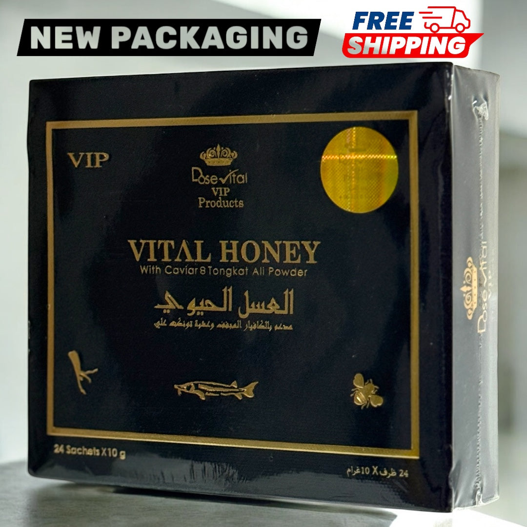 Vita Dose VIP Vital Honey 24 Sachets (10g Each) – Royal Honey Malaysia